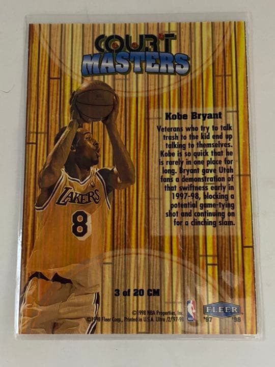 その他 1996-97 Fleer Ultra Court Masters kobe