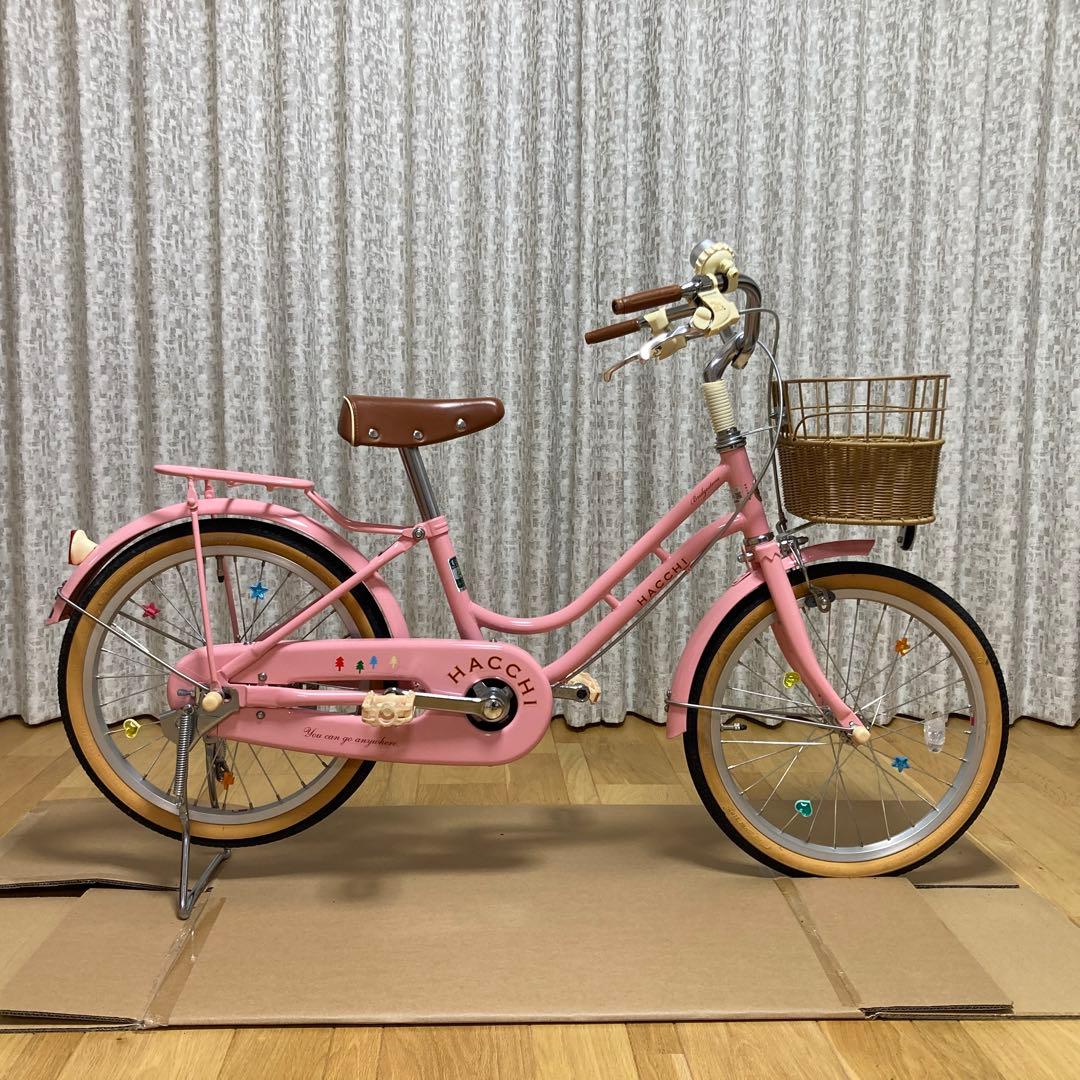 【美品】ブリヂストン　子ども用自転車　18インチ　ピンク