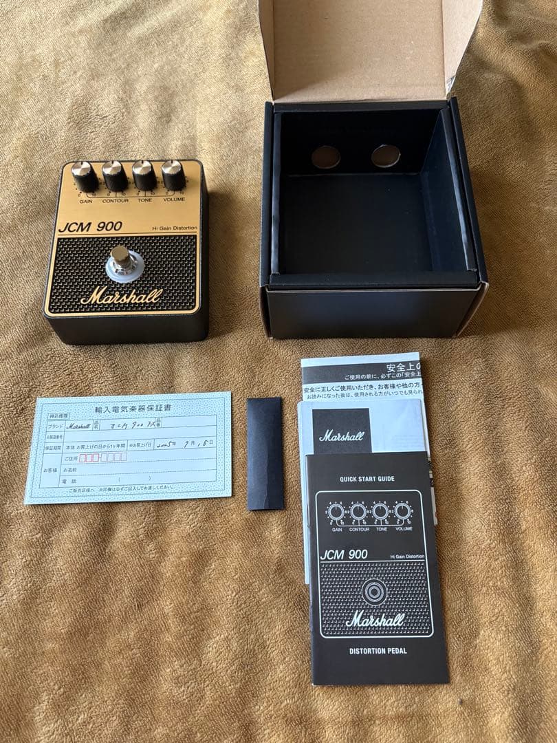 Marshall JCM900 Overdrive Pedal エフェクター