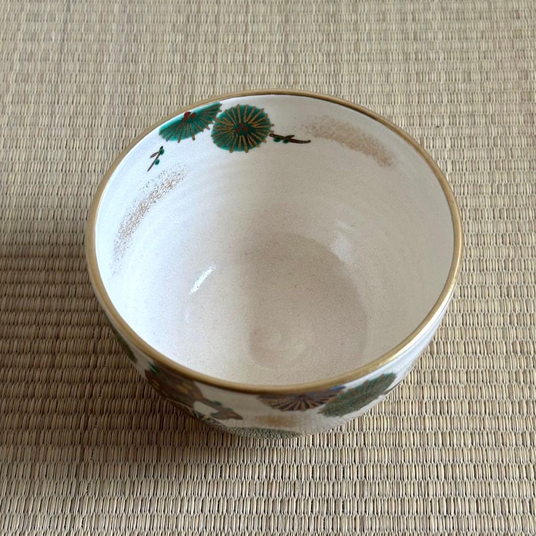 美品【桐溜 利休箱 仁清写3点セット付】佐々木麗峰 田中香泉 利休形茶箱 茶道具