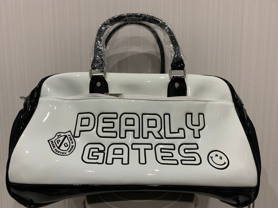 PEARLY GATES ゴルフバッグ ホワイト/ブラック