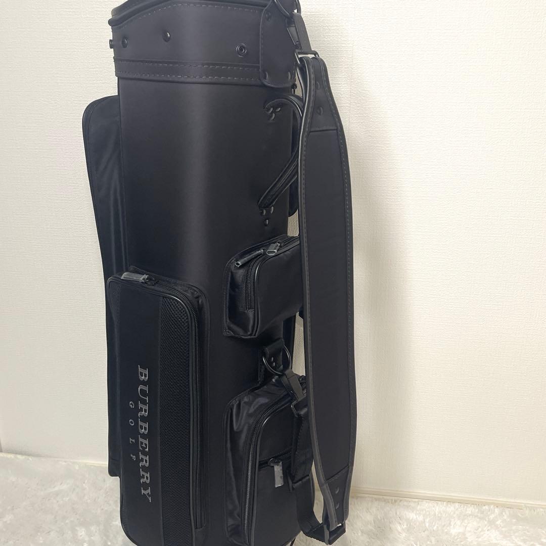 未使用級✨希少✨BURBERRY GOLF キャディバッグ 黒 フルセット