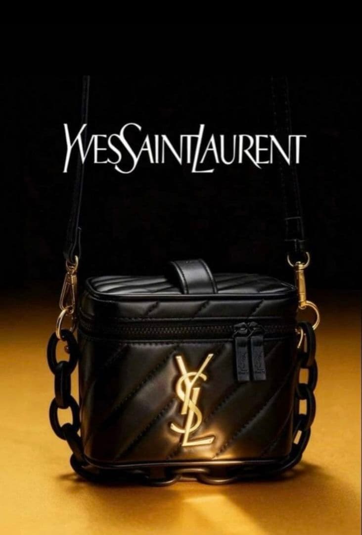 イヴサンローラン バニティポーチ ショルダーバッグ YSL メイクポーチ