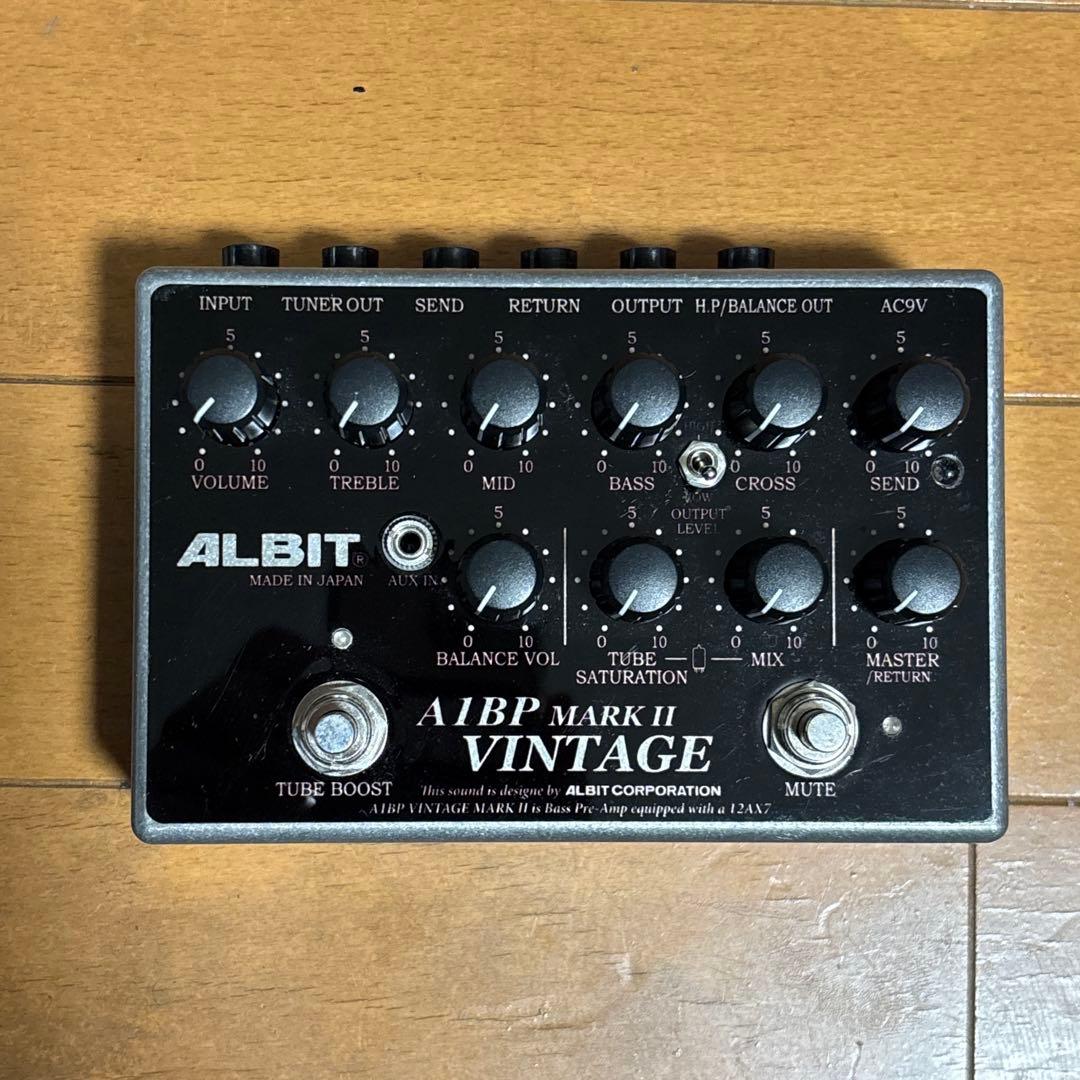 ALBIT A1BP VINTAGE MARKII 真空管ベースプリアンプ