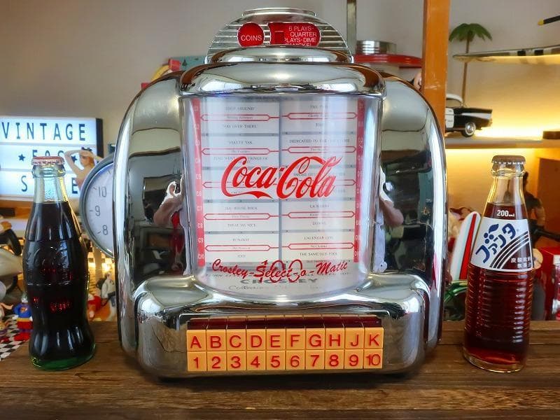 コカコーラ アメリカンダイナー ジュークボックス型ラジカセ