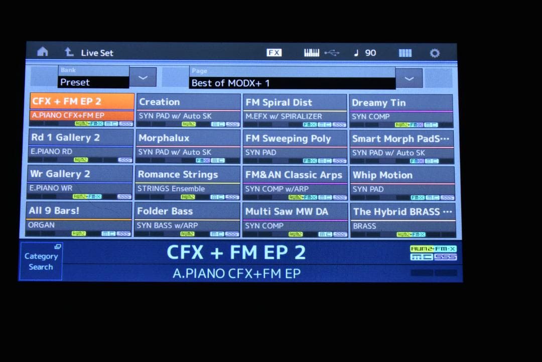 YAMAHA ヤマハ MODX6+ シンセサイザー