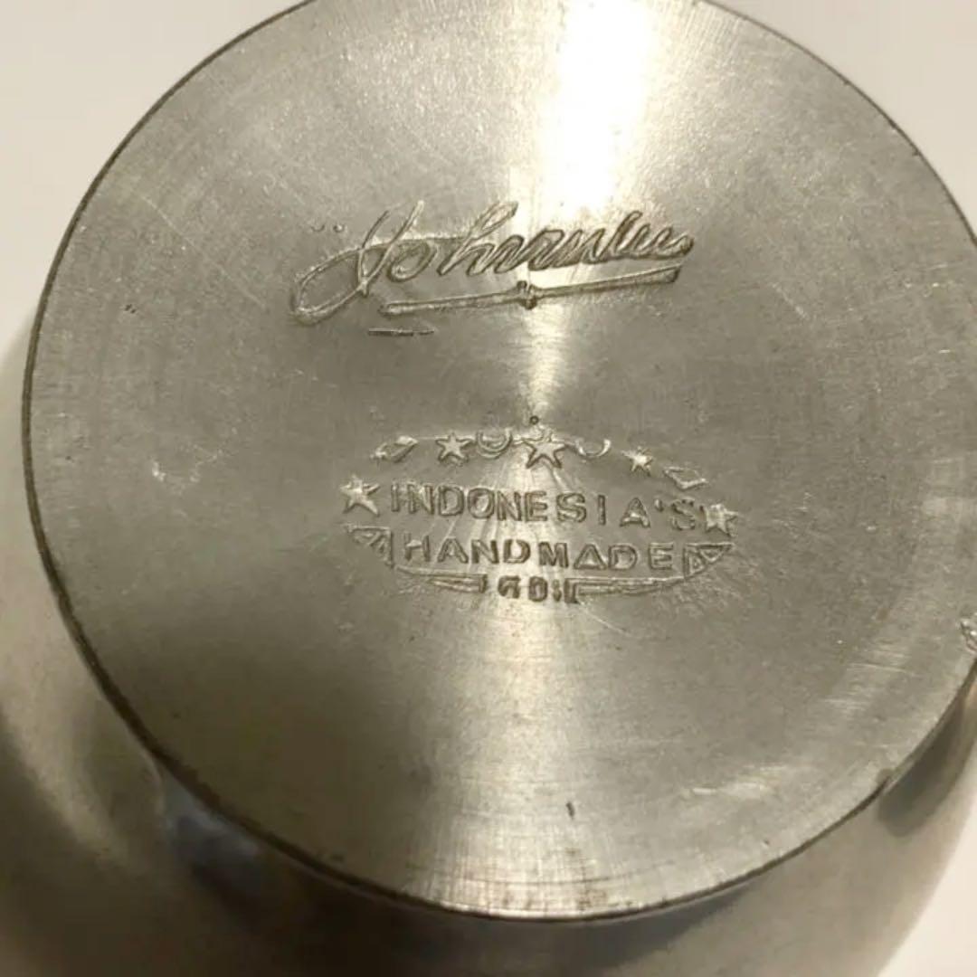 インドネシア　錫　食器　画像　追加