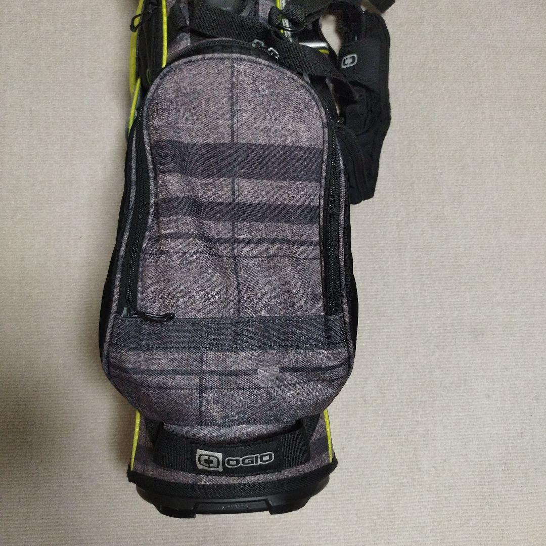 ※希少※　OGIO 8分割スタンド付きゴルフバッグ グレー/イエロー