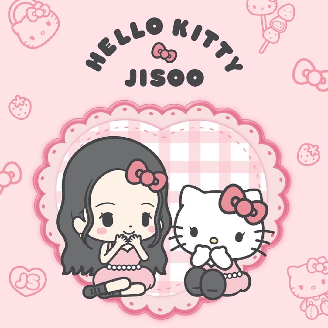 【韓国限定】HELLO KITTY × JISOO 40cm ぬいぐるみ