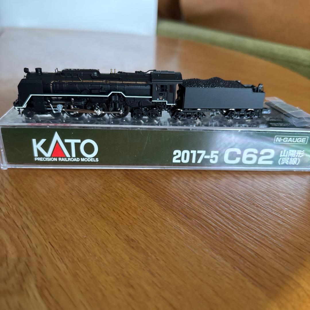 【新同】KATO 2017-5 C62 山陽形呉線安芸HM付 付属品未開封 11