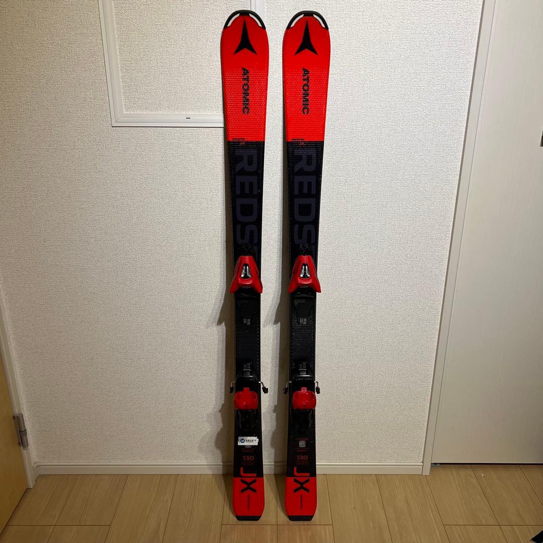 アトミック REDSTER JX 130cm キッズ スキー板 ストック 美品