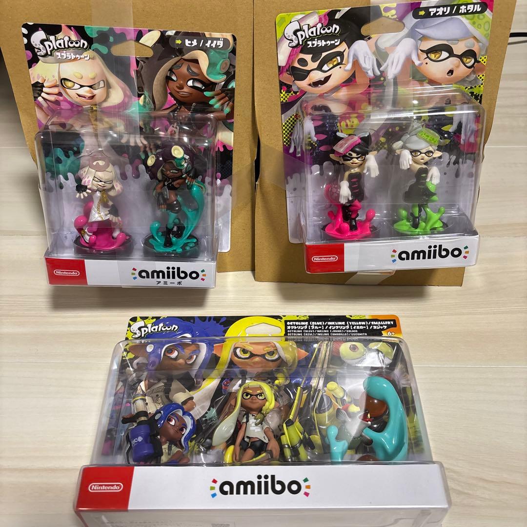 amiibo スプラトゥーンフィギュア15点【新品未使用まとめ売り】