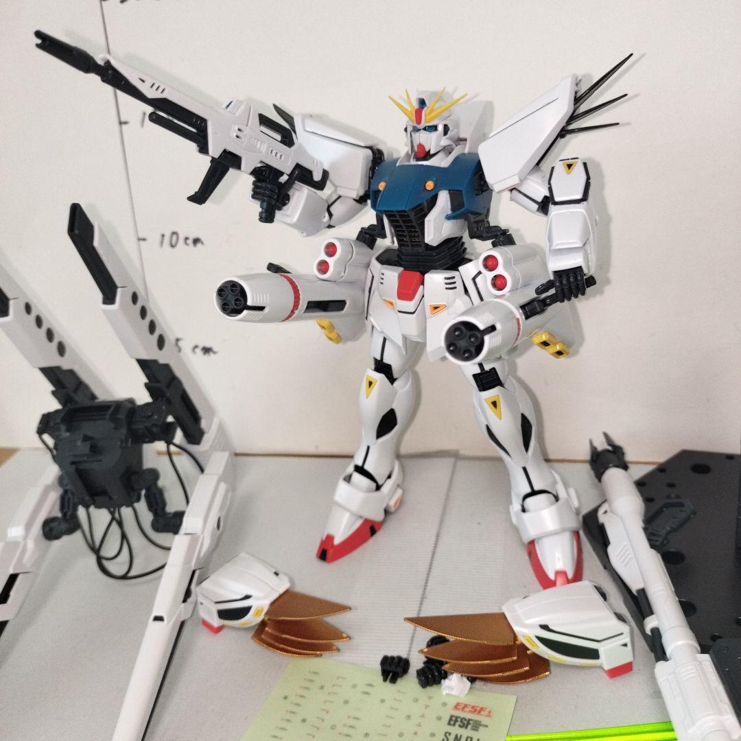 MG1/100 ガンダムF91ver2.0 完成品ガンプラ バックキャノン装着型