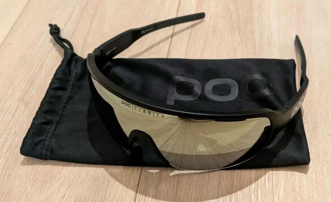 美品 POC Do Half Blade ブラック サングラス