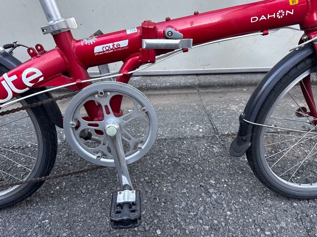 【都内お届け可】DAHON Route 折り畳み自転車 7速ミニベロ 小径車20