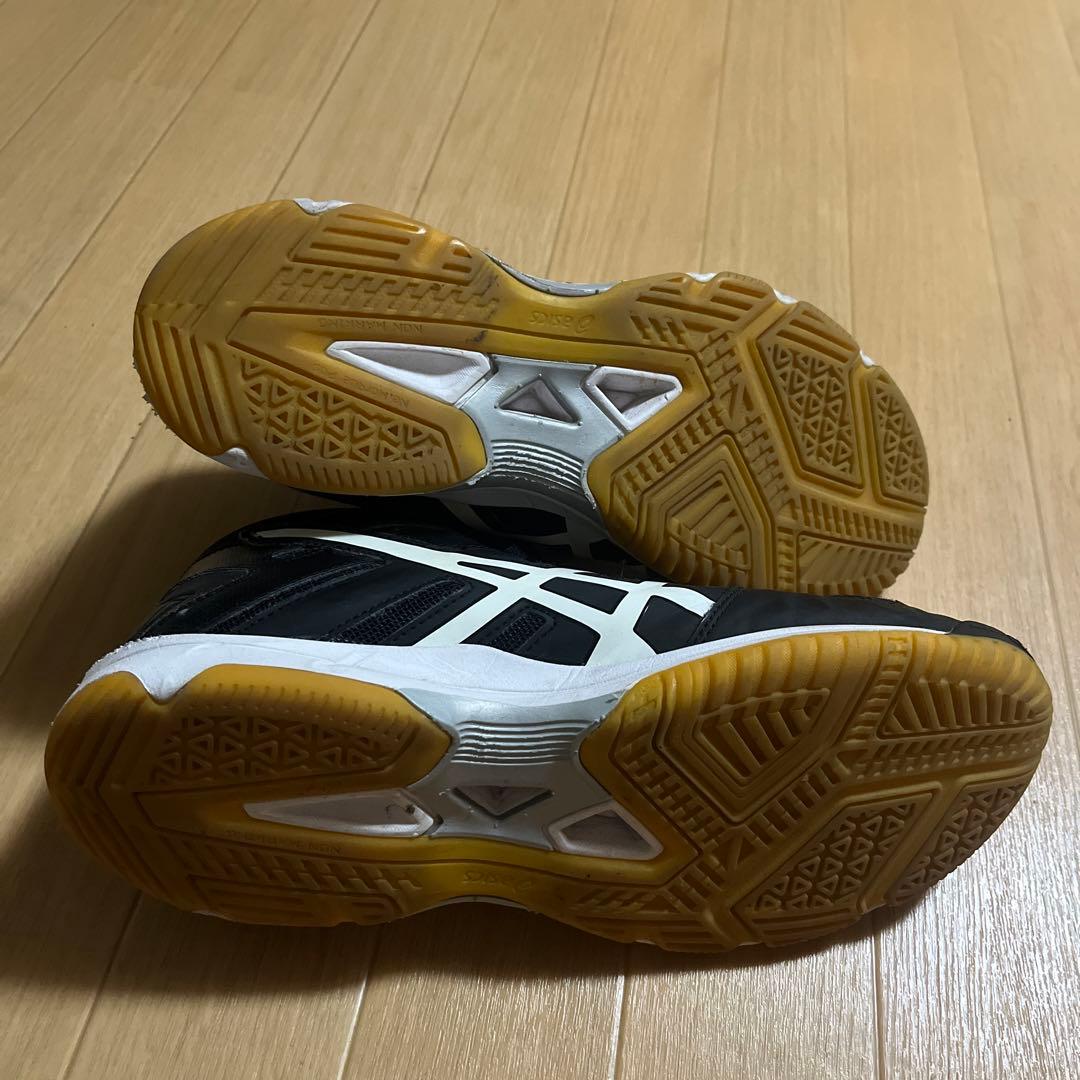 asics GEL-REVONT バレーボールシューズ 黒/青　26.５センチ