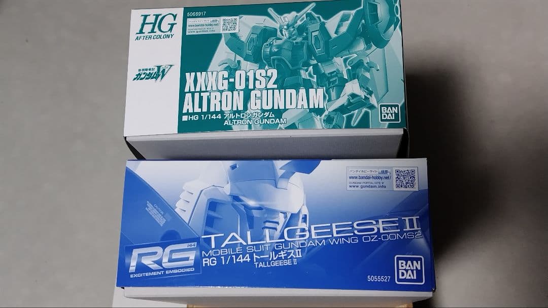 RG トールギスII HG アルトロンガンダム 未組立 プレミアムバンダイ