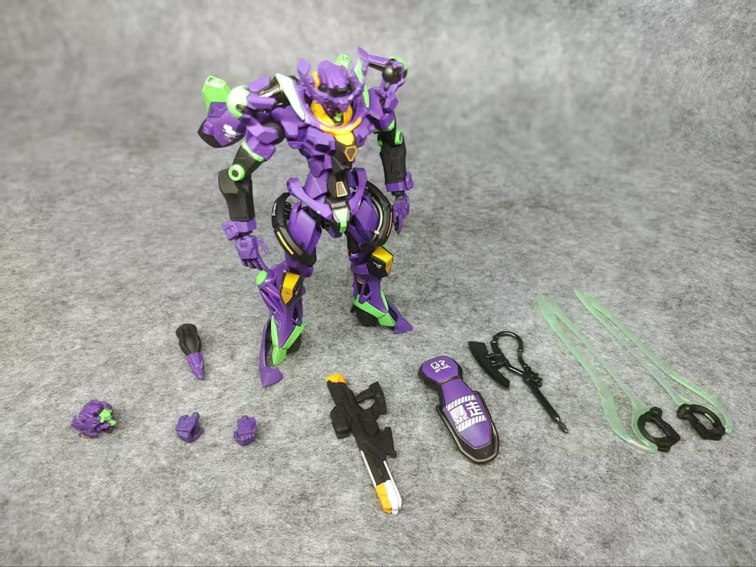 HG GQuuuuuuX ジークアクス 全塗装完成品 エヴァンゲリオンカラー