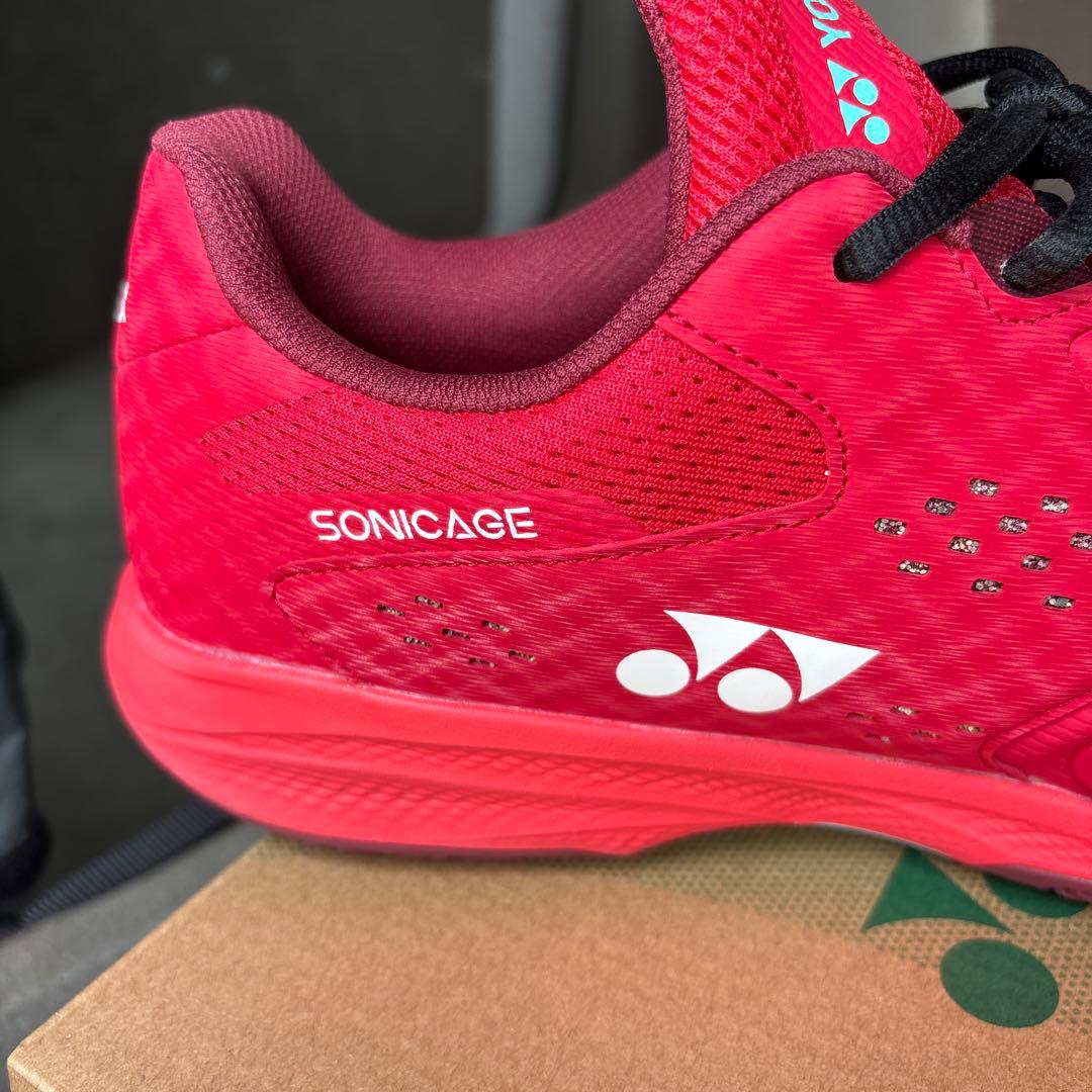 YONEX SONICAGE GCテニスシューズ レッド
