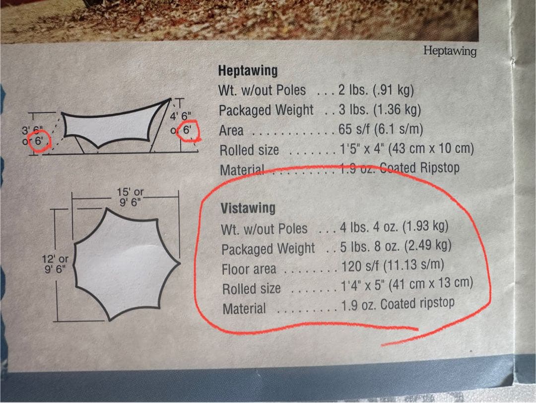 USA製⭐︎ MOSS TENTS ビスタウィング