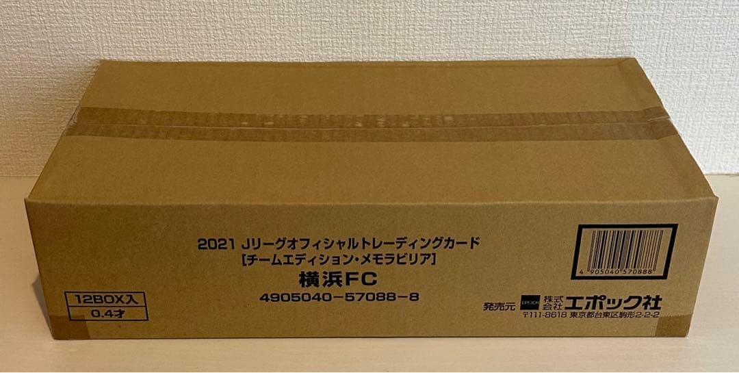 EPOCH 2021 Jリーグチームエディション 横浜FC 新品未開封カートン