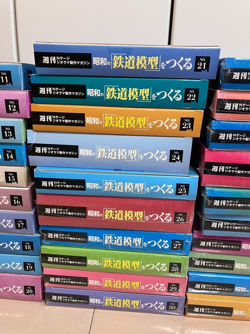 ◉週刊 Nゲージ ジオラマ政策マガジン◉昭和の鉄道模をつくる◉50冊セット◉