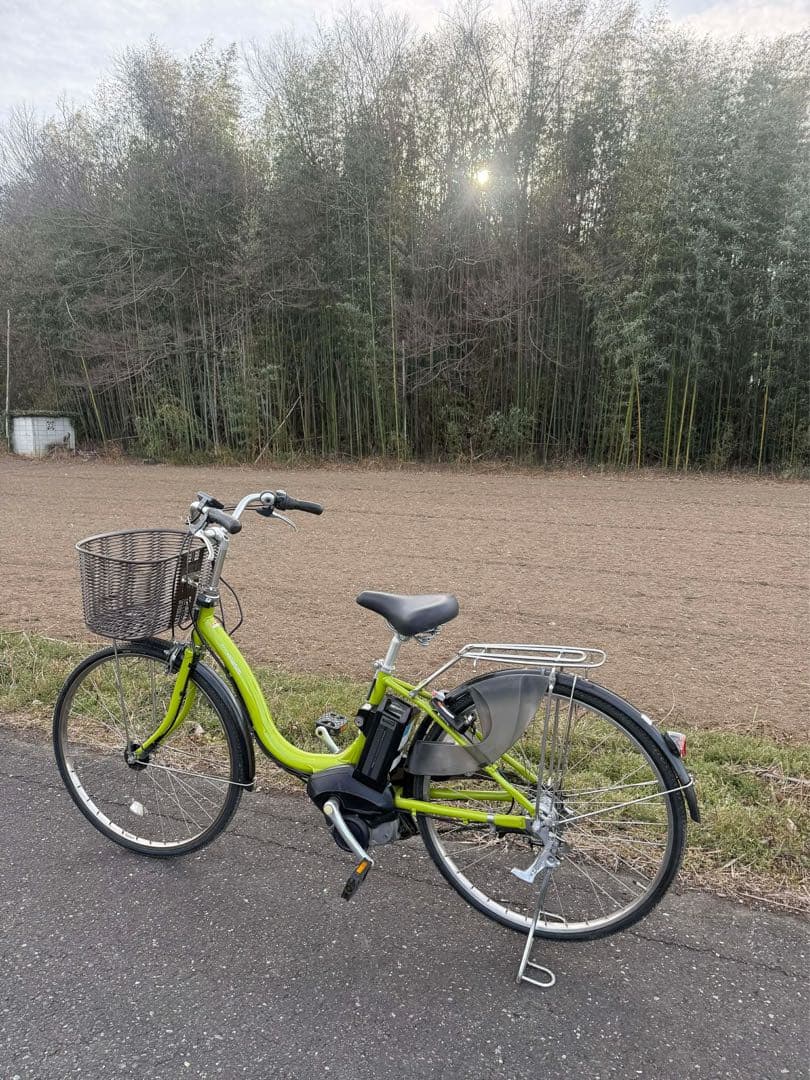 電動アシスト自転車 ライムグリーン