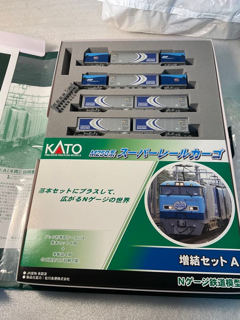 KATO M250系 スーパーレールカーゴ 基本セット+増結セットA