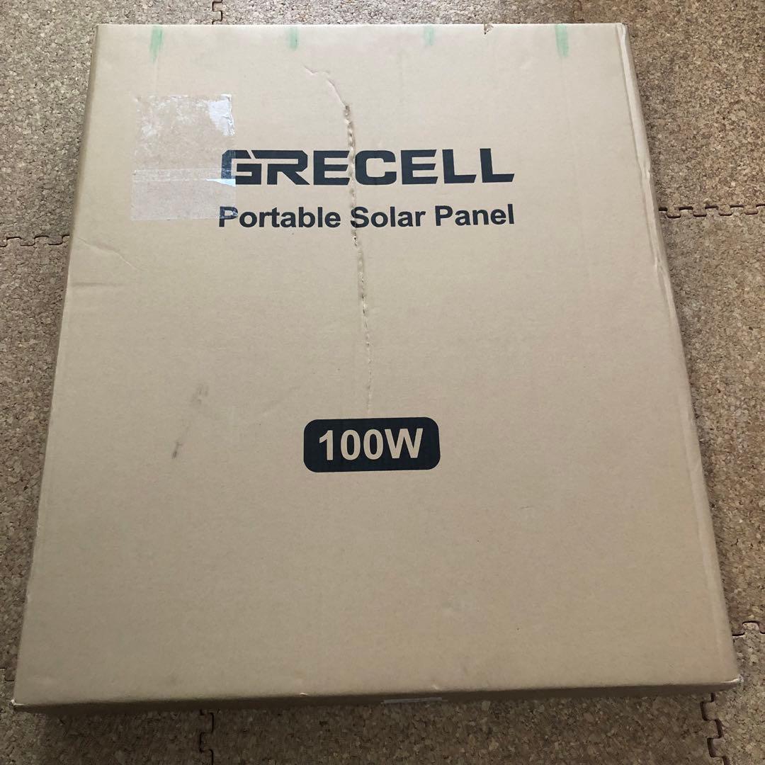 【未使用】ソーラーパネル100W GRECELL 折りたたみソーラーパネル