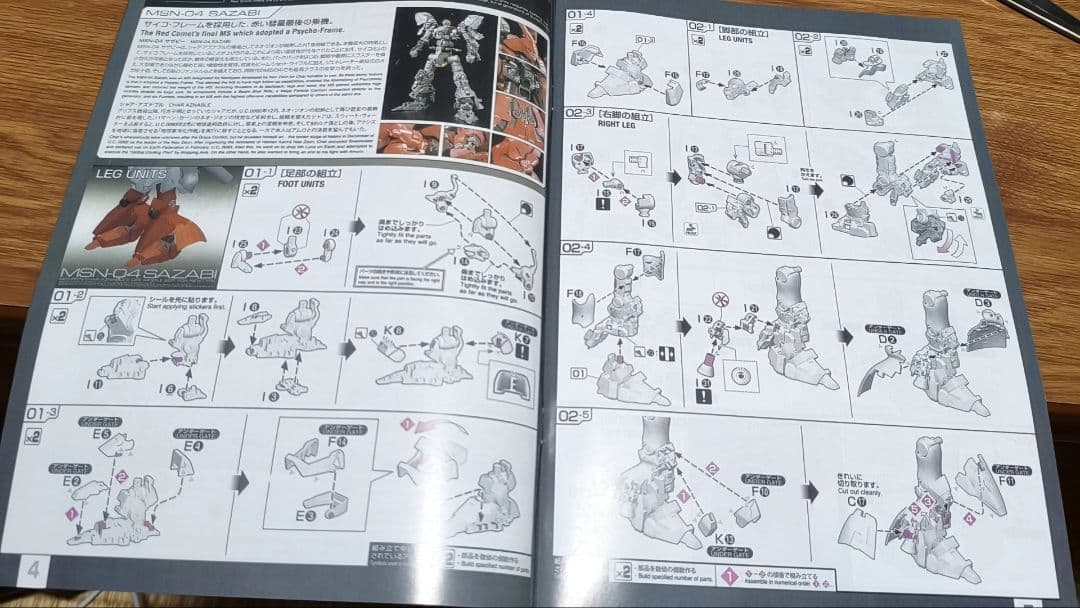RG 1/144 沙扎比　クリアパール