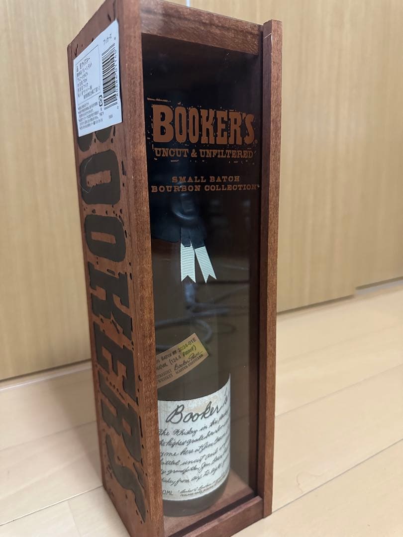 [新品] ブッカーズ 2024 バーボン 750ml 62.20％ 木製化粧箱