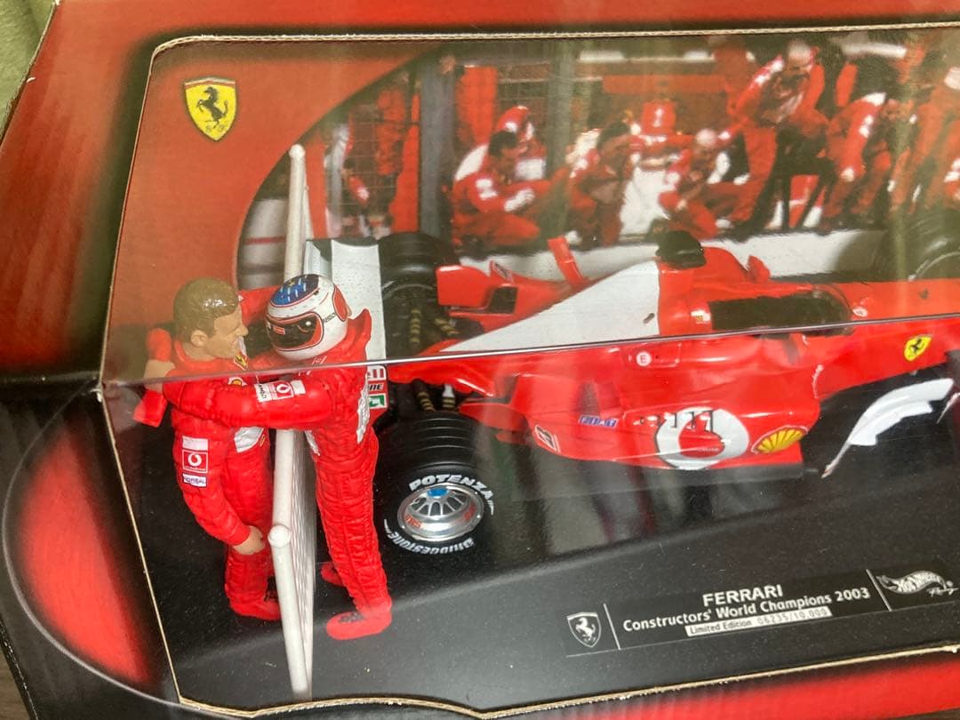 ホットウィール 1/18 フェラーリ ワールドチャンピオン2003 シューマッハ
