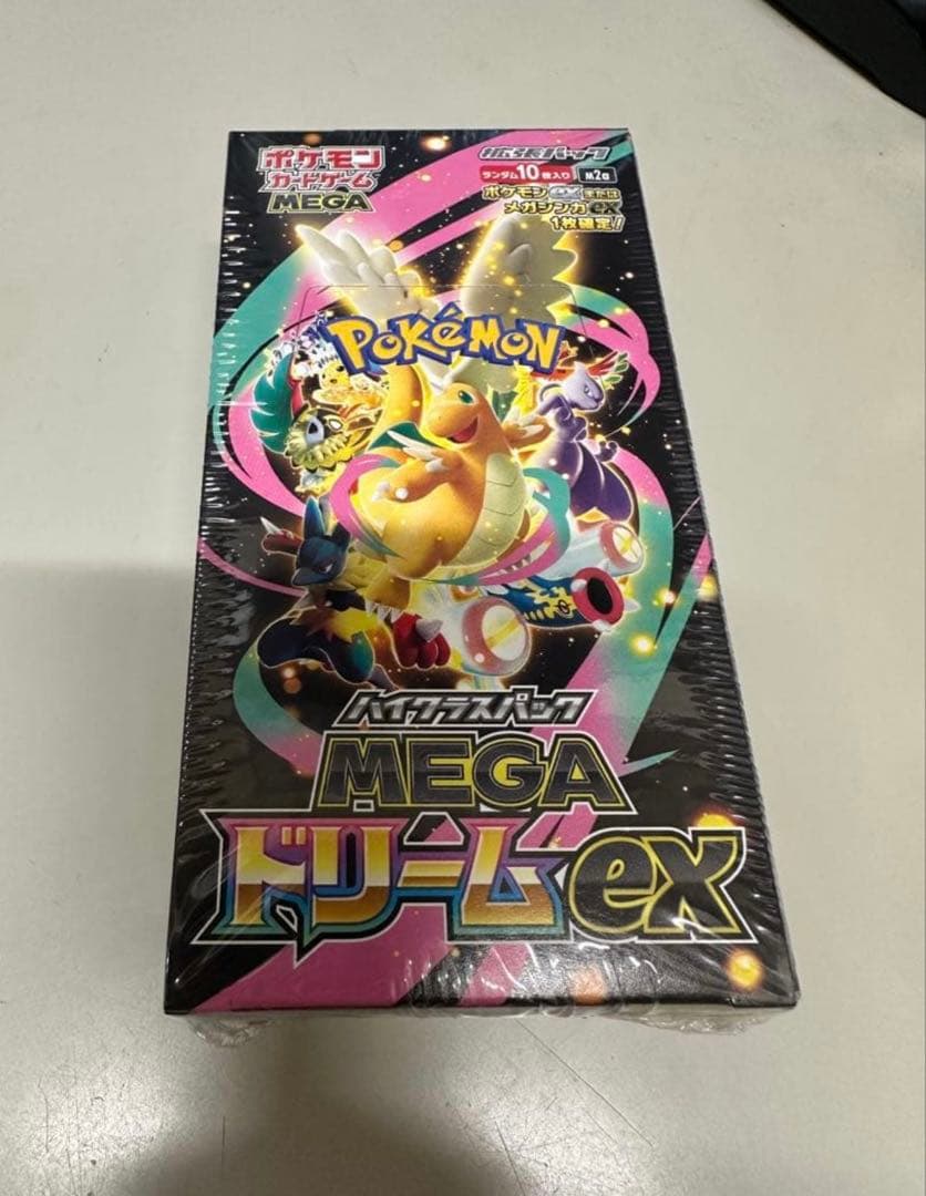シュリンク付きポケモンカードMEGA ハイクラスパック　ドリーム ex　1BOX