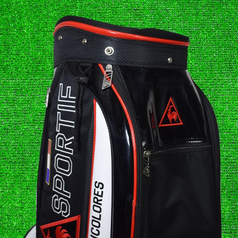 ルコックスポルティフ ゴルフ キャディバッグ９型【ブラック】美品！