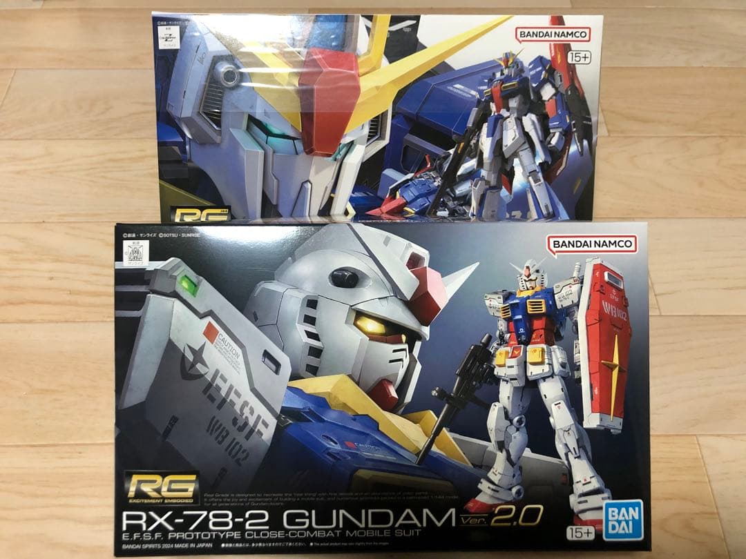 ▪️RG RX-78-2 GUNDAM Ver.2.0 & ZETA GUNDAM