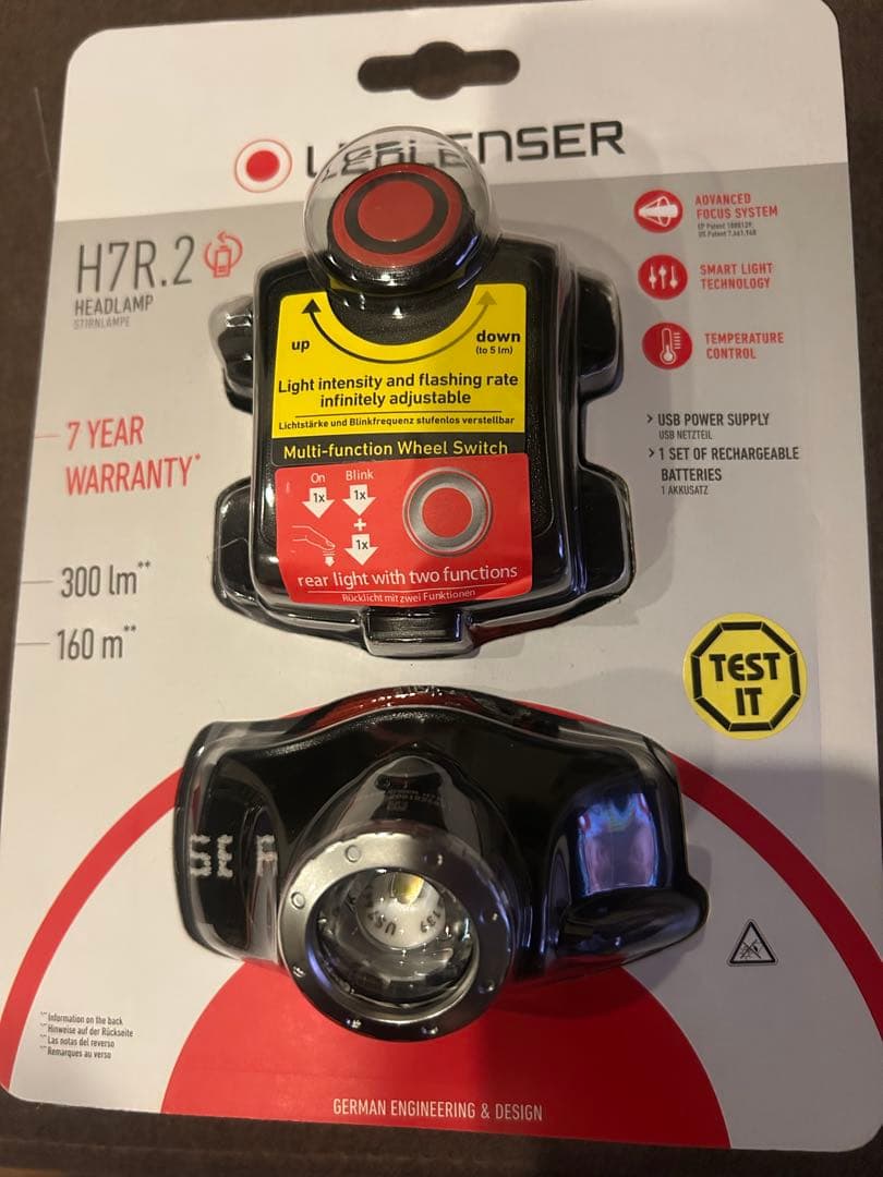 【未開封】レッドレンザー Ledlenser H7R.2 LED ヘッドランプ