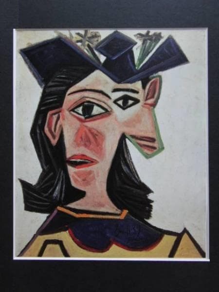 Pablo Picasso、BUSTE DE FEMME AU CHAPEAU