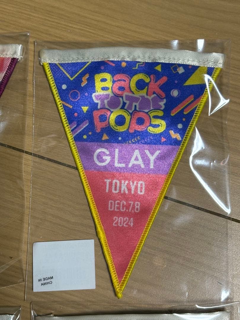 GLAY BTTP 会場限定　ガーランドバッジ　コンプリートセット