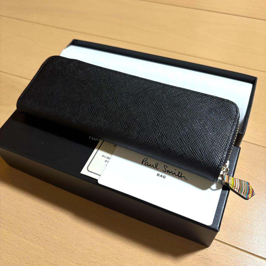 Paul Smith ジップストローグレイン　ペンケース　ほぼ未使用　黒　完売品