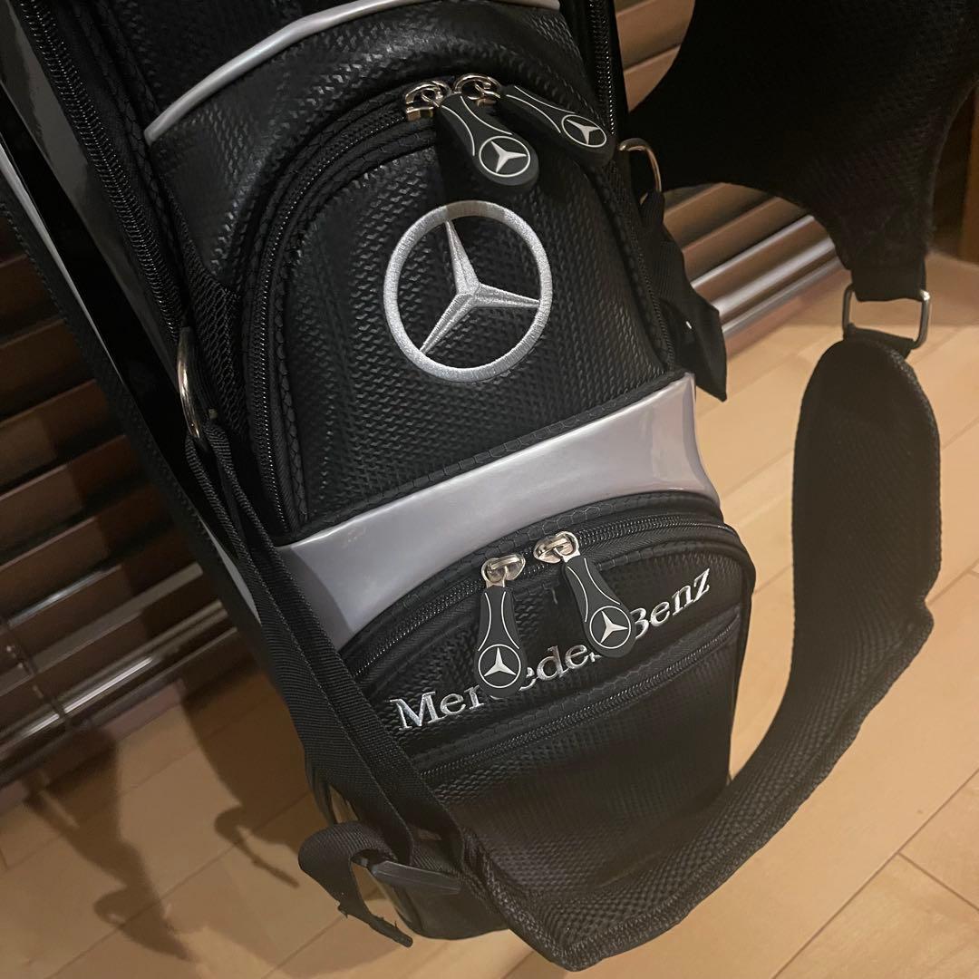 【希少品】 Mercedes Benz ベンツ キャディバッグ ゴルフバッグ 黒