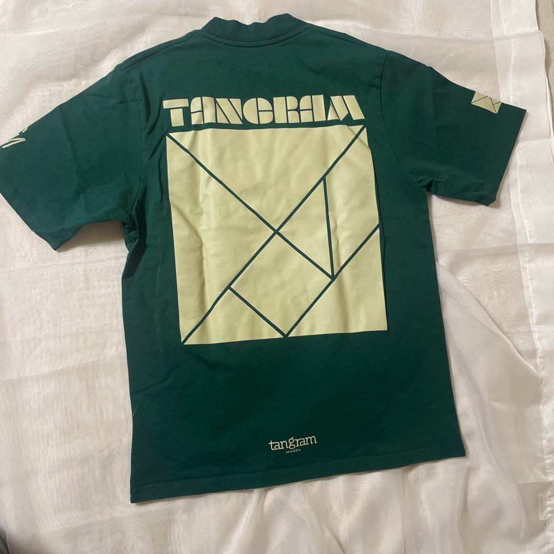 タングラム TANGRAM 半袖 モックネック サイズS グリーン カーキ