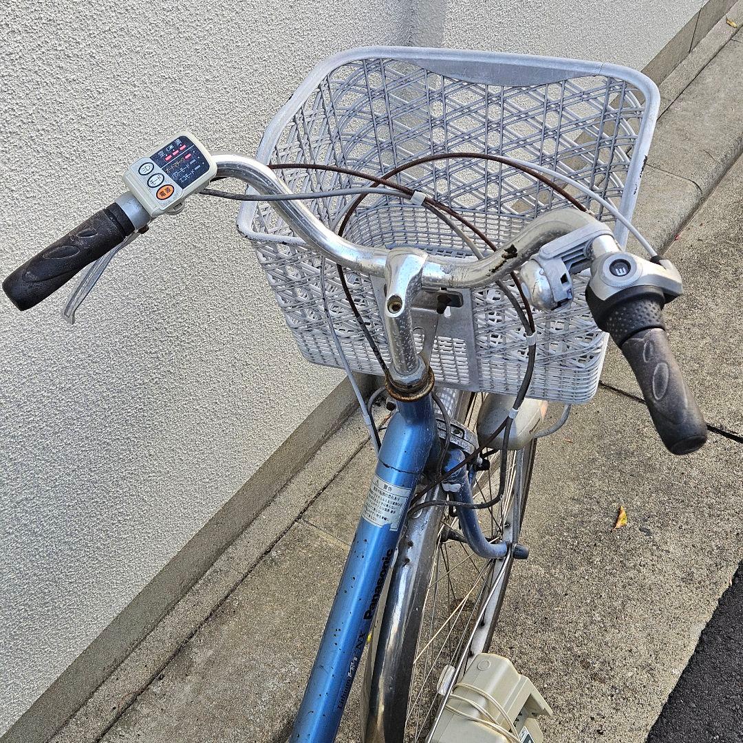 パナソニック♪電動アシスト自転車♪ViVi♪爽やかなブルー