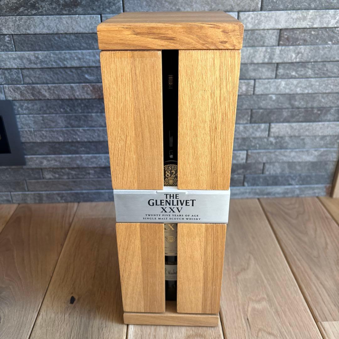 (希少)未開封THE GLENLIVET XXV 25年 シングルモルト旧ボトル
