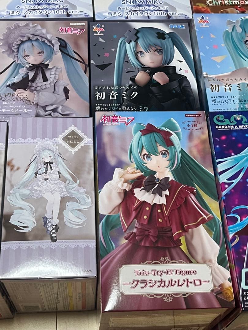 初音ミク フィギュア まとめ売り 13体 ヴィンテージミク 雪ミク ガンダムミク