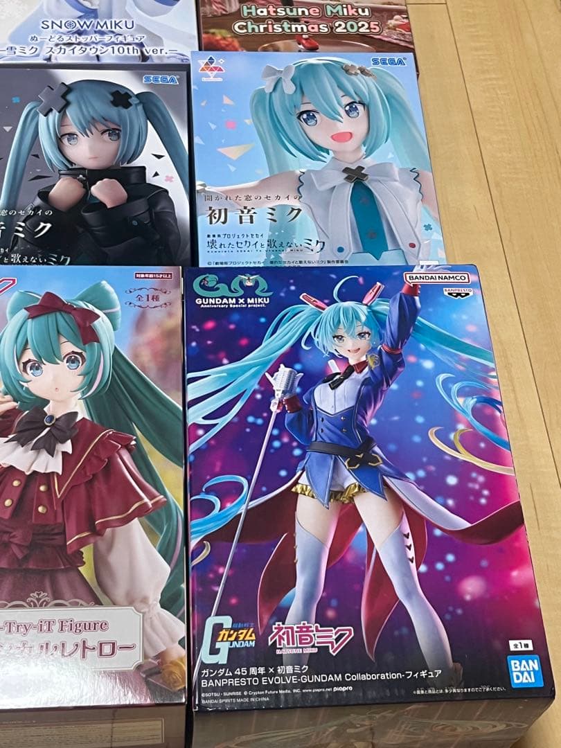 初音ミク フィギュア まとめ売り 13体 ヴィンテージミク 雪ミク ガンダムミク