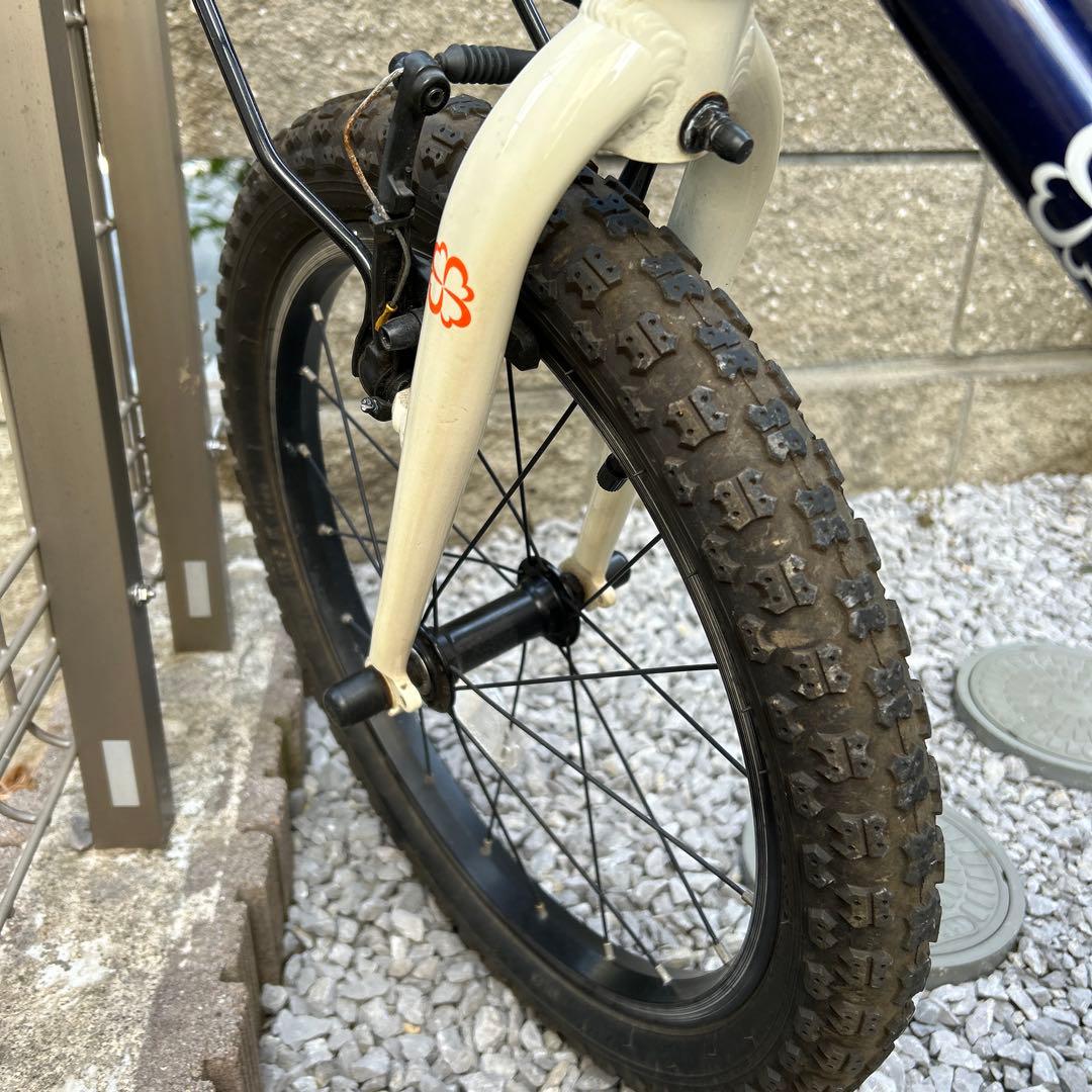 ヨツバサイクル　18インチ　ネイビー