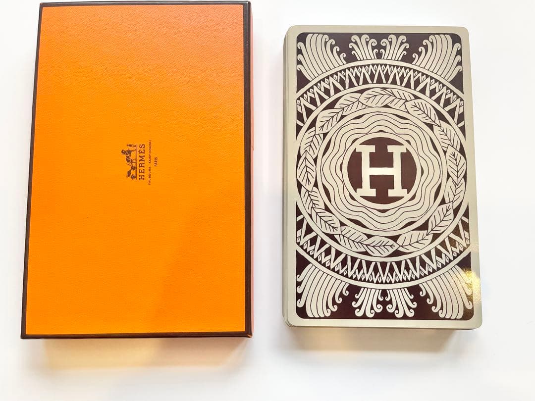 HERMÈS ジャンボサイズ トランプ (グラン・モデール)　希少　極美品