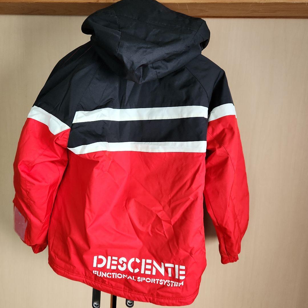 DESCENTE 子供用スキーウェア 赤黒