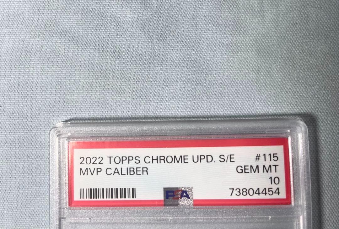 大谷翔平 PSA10 鑑定済 2021 MVP CALIBER 受賞 MLB