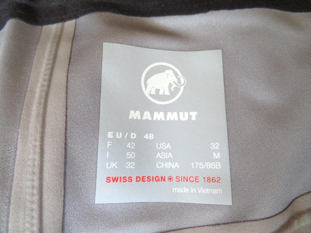 マムート（MAMMUT）ストーニー ハードシェル パンツ アジアンフィット48
